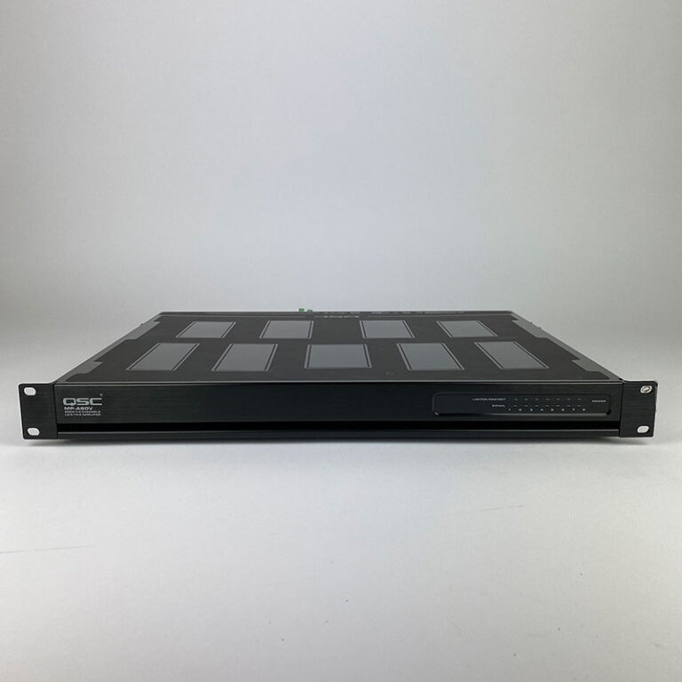 Q-SYS MP-A80V (ex-demo) Multi-channel Versterker - Audio Solvation